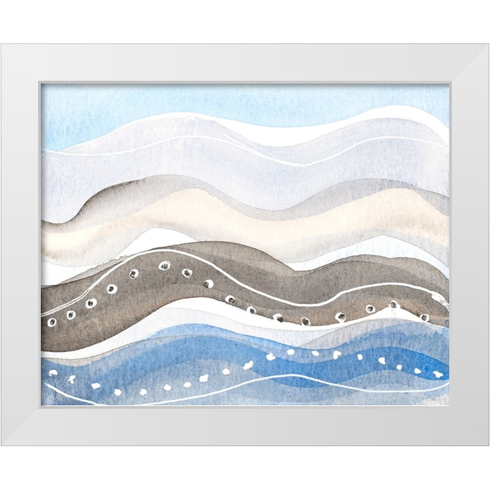 Loreth, Lanie 32x26 White Modern Wood Framed Museum Art Print Titled ...