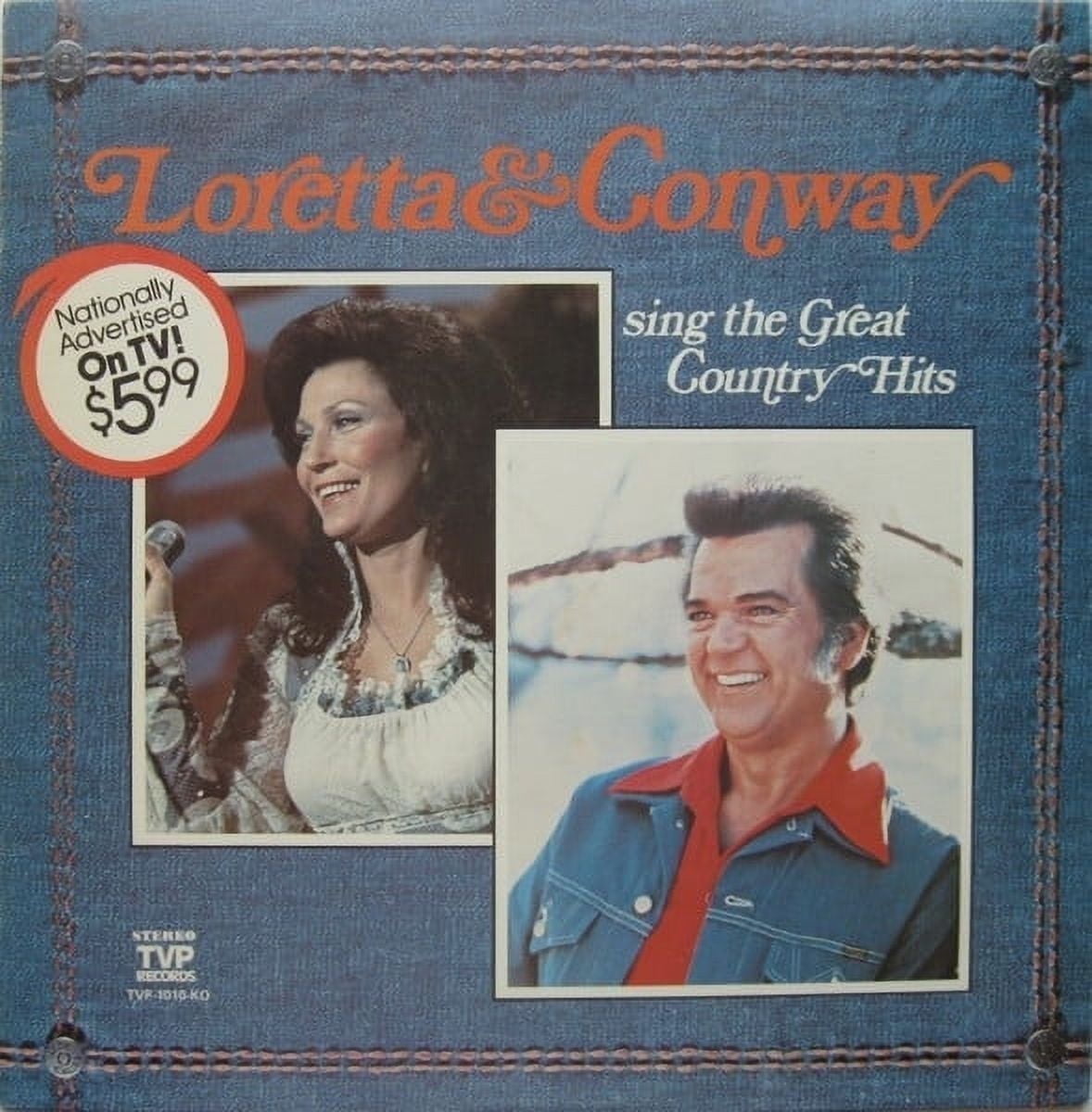 Loretta & Conway – Sing The Great Country Hits (New) (LP) (Vinyl) - Walmart.com