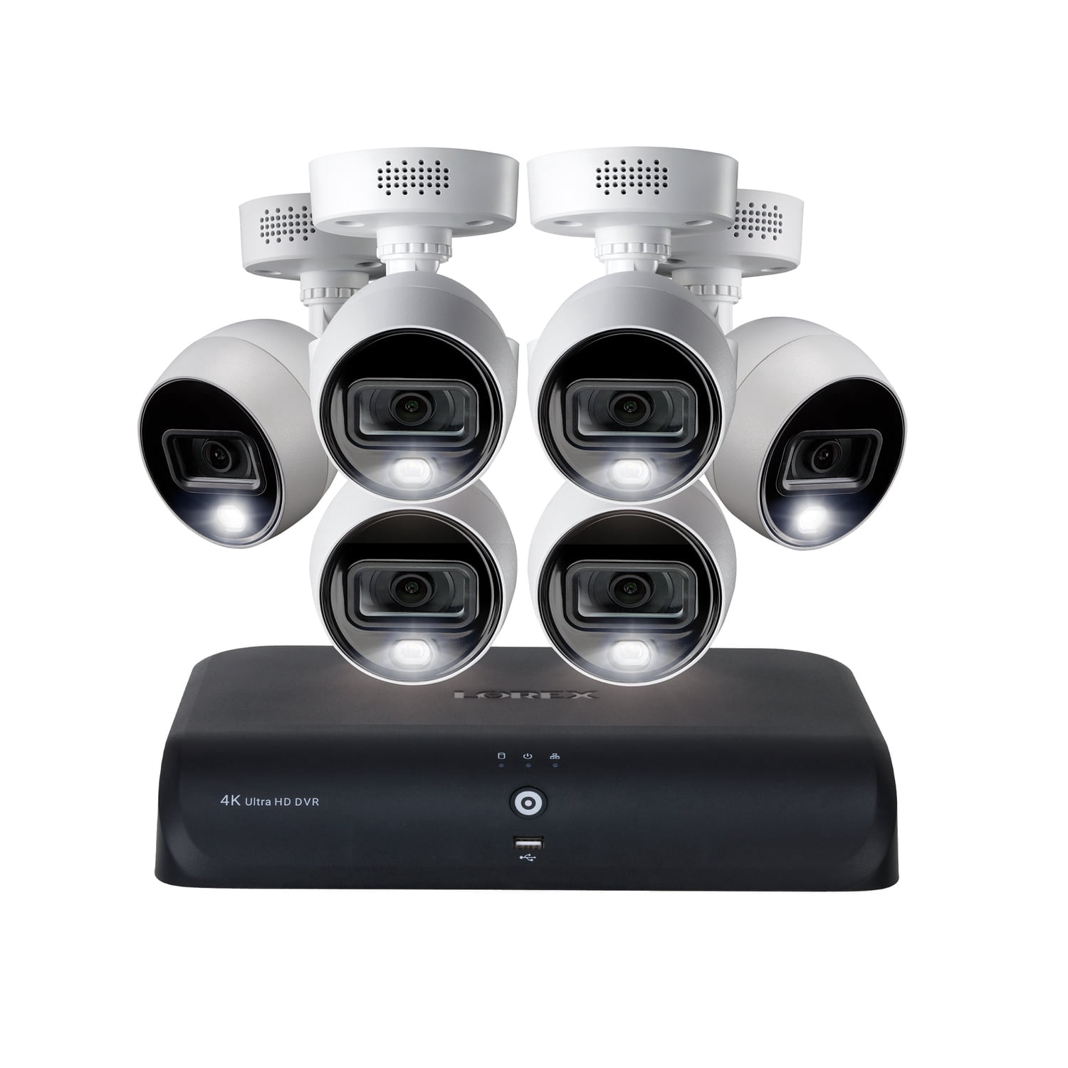 Lorex 4K Ultra HD 8-Camera DVR System with 2-TB Storage, Outdoor Wired ...