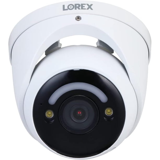 Lorex 4K Smart Security Lighting Deterrence Dome AI PoE IP Wired Camera ...
