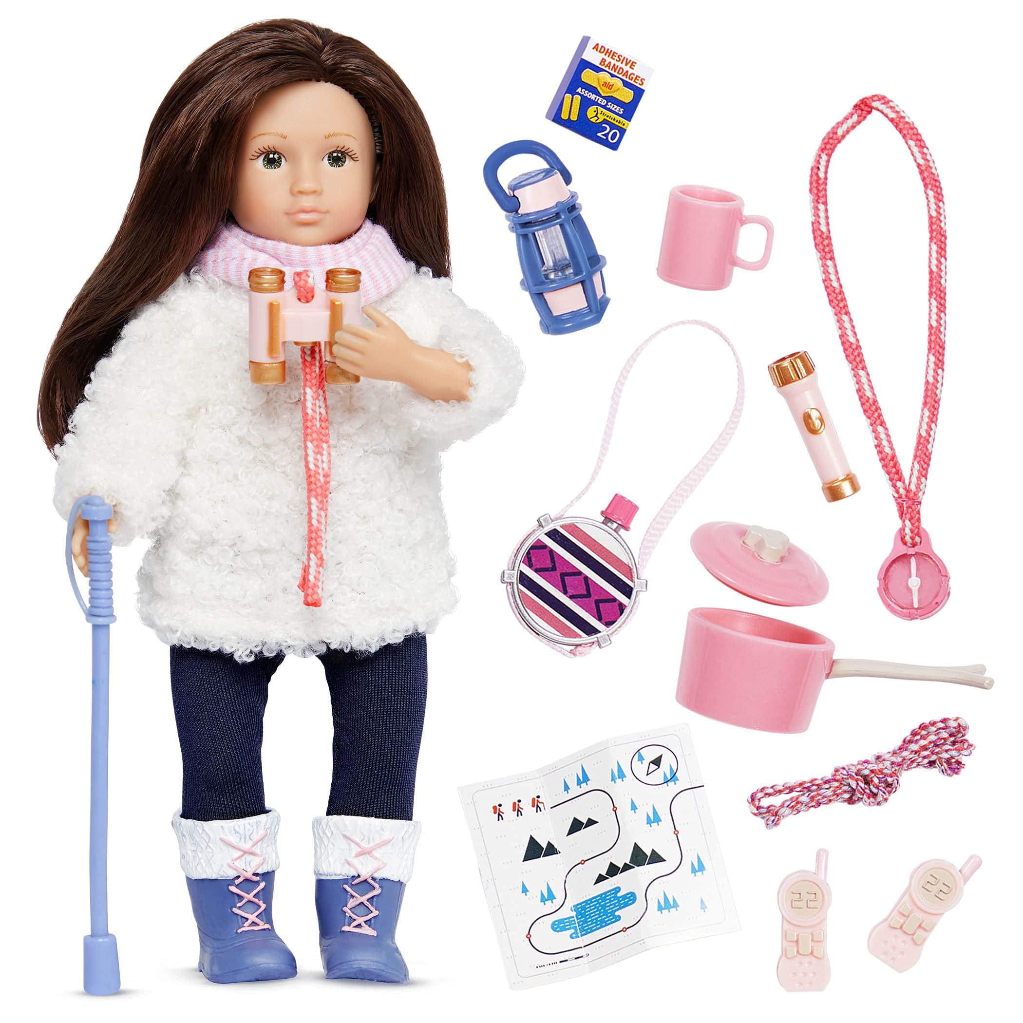Lori Dolls - Farah’s Hiking Set - Mini Doll & Hiking Accessories ...