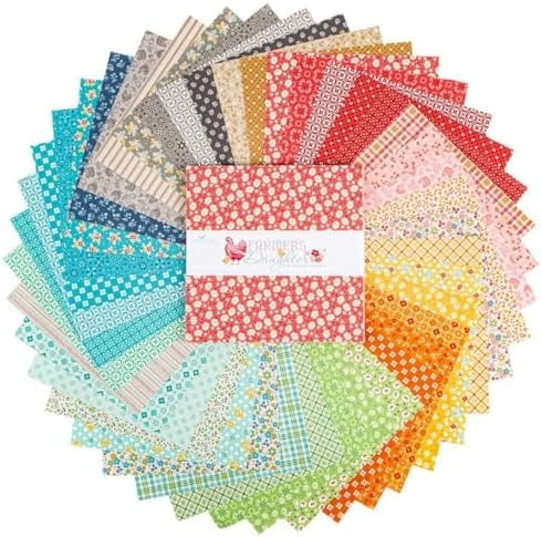 Lori Holt Farmer's Daughter 10" Stacker 42 10-inch Squares Layer Cake ...