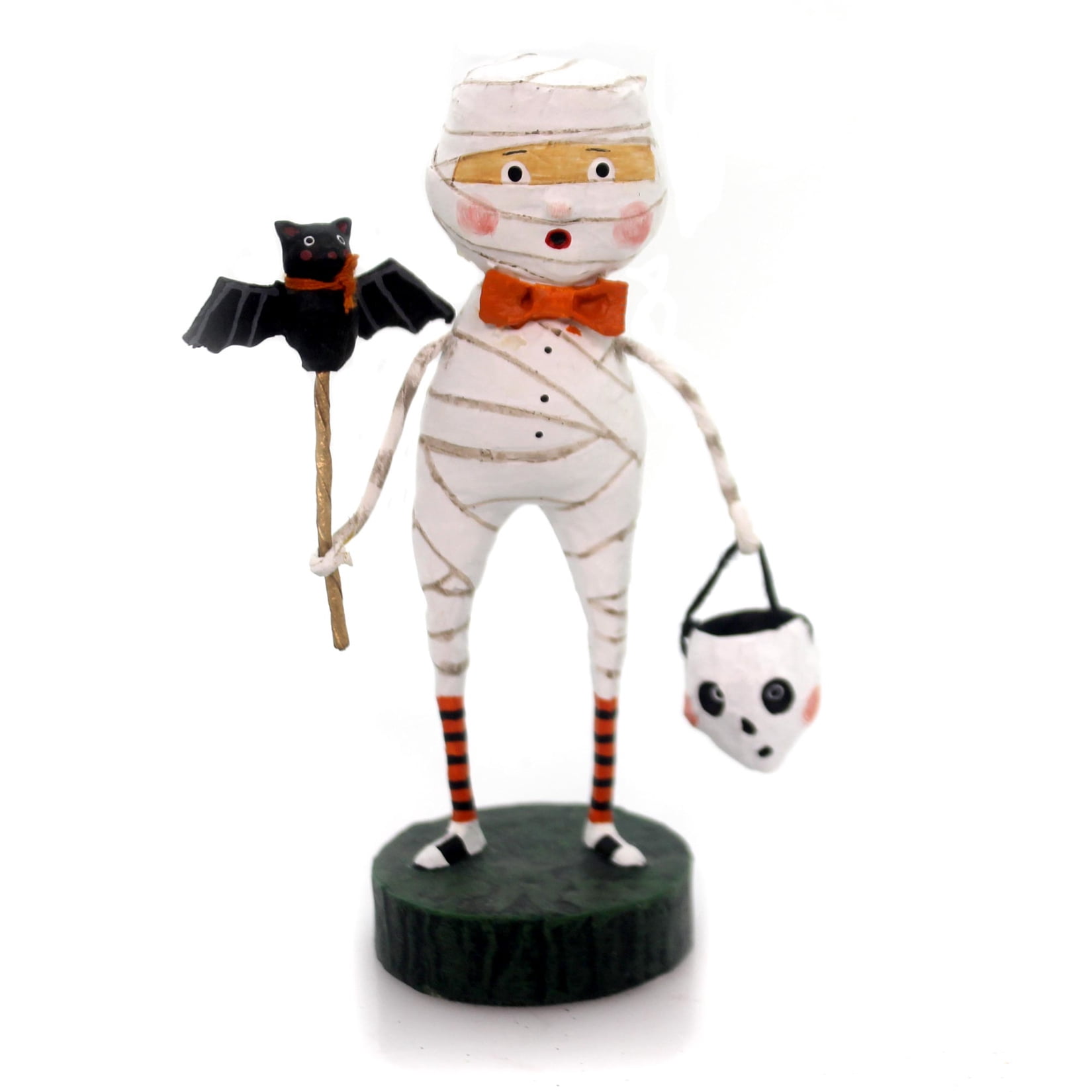 Lori Mitchell Mummy Boy Polyresin Halloween Bandage Skeleton 20643 ...