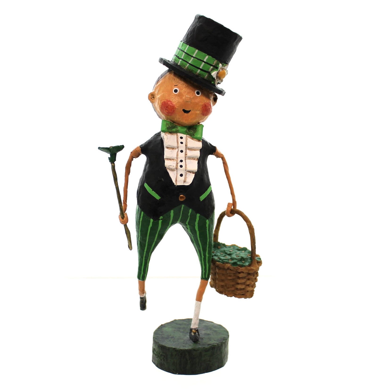 Lori Mitchell Saint Patrick Figurine Shay O'shamrock, Hand-Painted ...