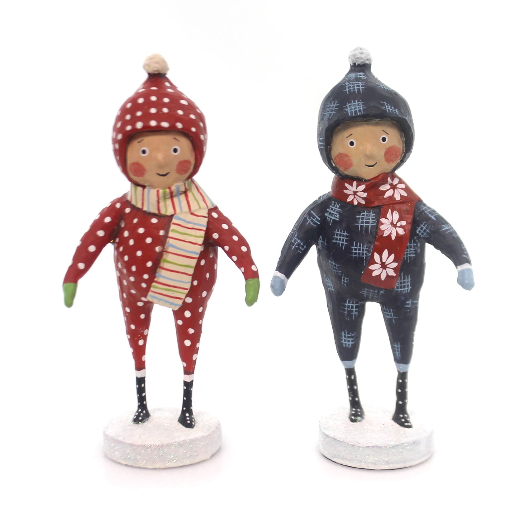 Lori Mitchell Snow Day Duo Polyresin Winter Fun 38145 - Walmart.com