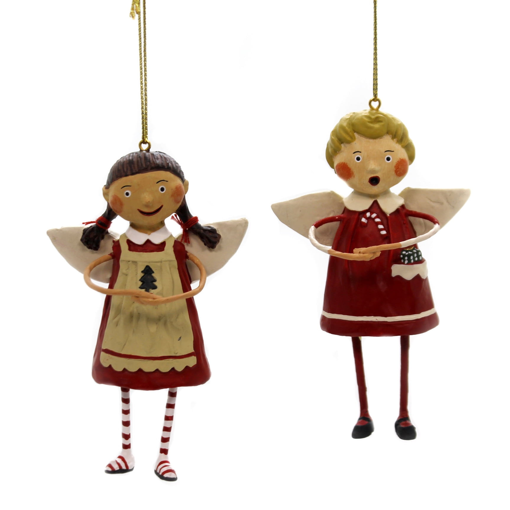 Lori Mitchell Tree Trimming Ornaments - 4 Inch, Polyresin - 11113 ...