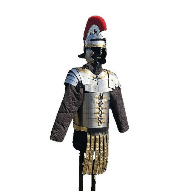 Lorica Segmentata Roman Soldier Body Armor Suit with attached Roman ...
