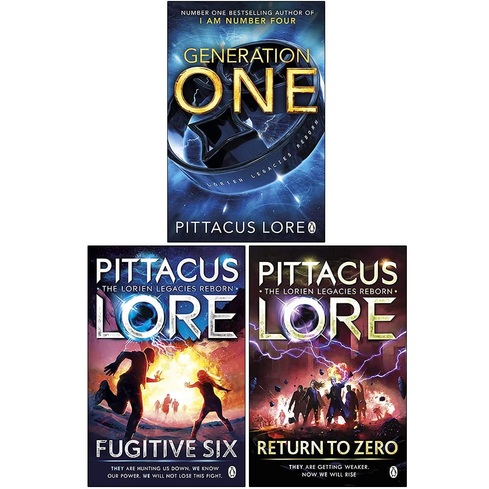 Lorien Legacies Reborn Series 3 Books Collection Set By Pittacus Lore (Fugitive Six, Return to ...