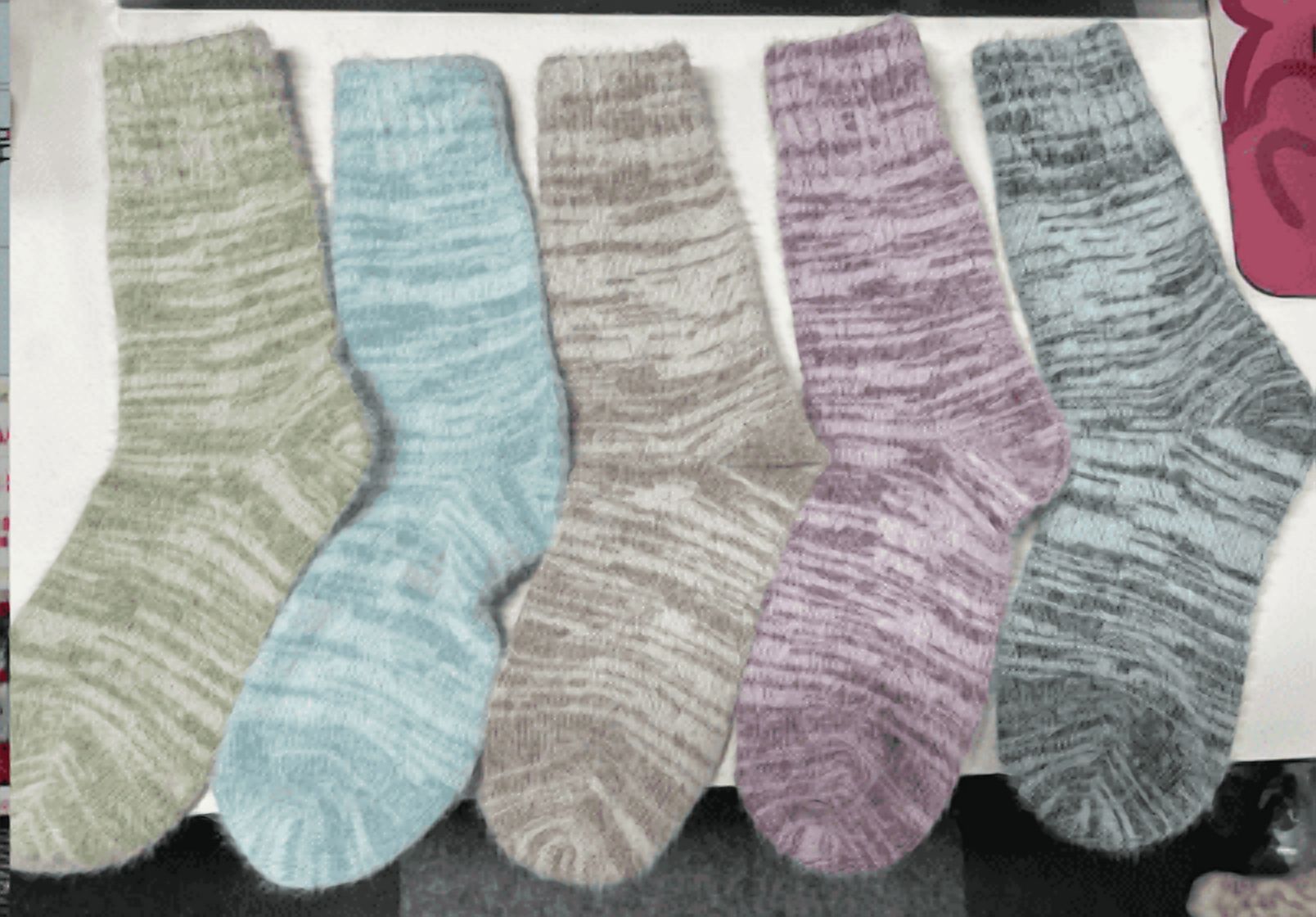Loritta 5 Pairs Fuzzy Soft Cozy Comfortable Socks for Women Casual ...