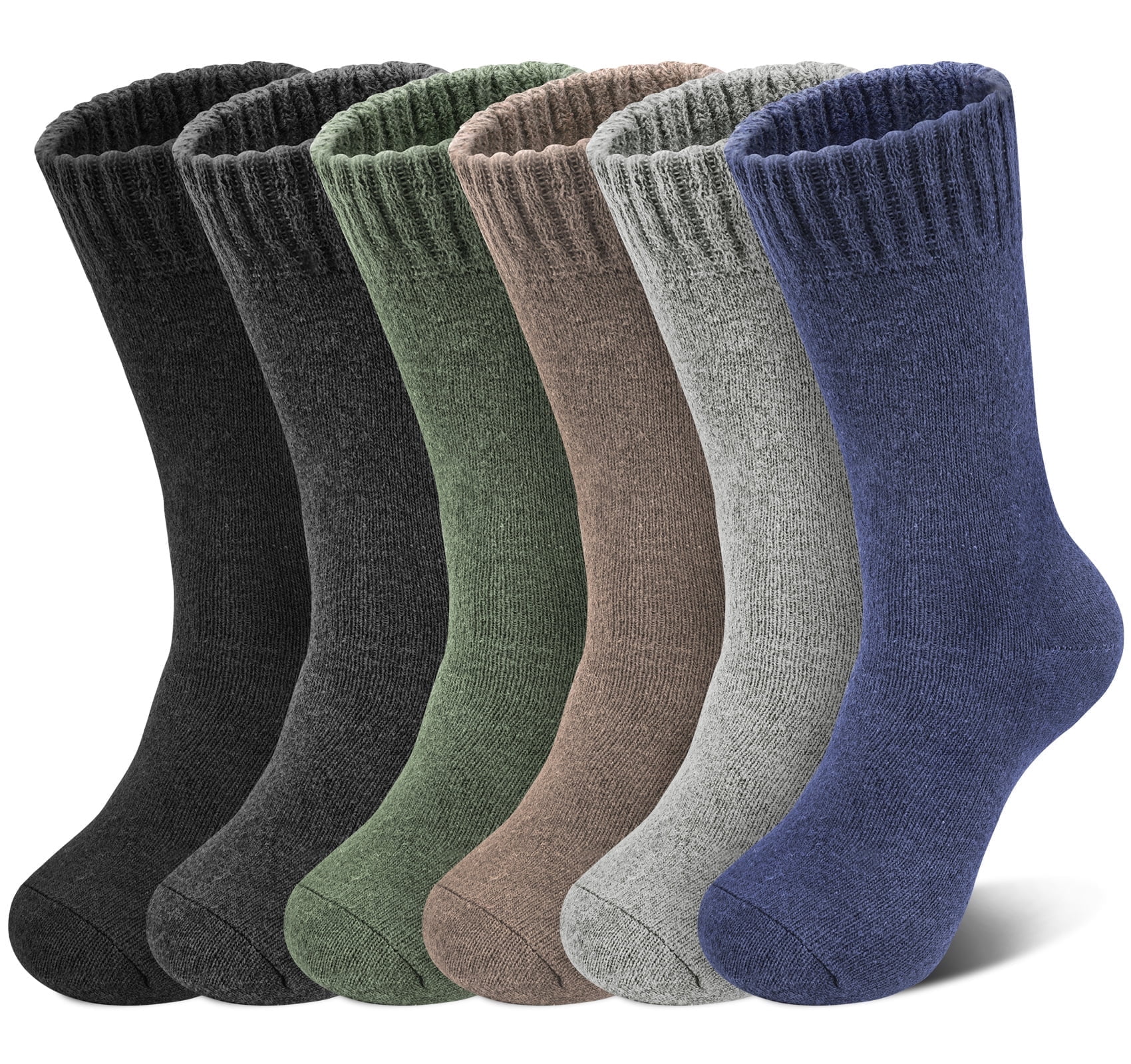 Loritta Men's Wool Socks, Thermal, Thick Warm, for Winter & Outdoor ...