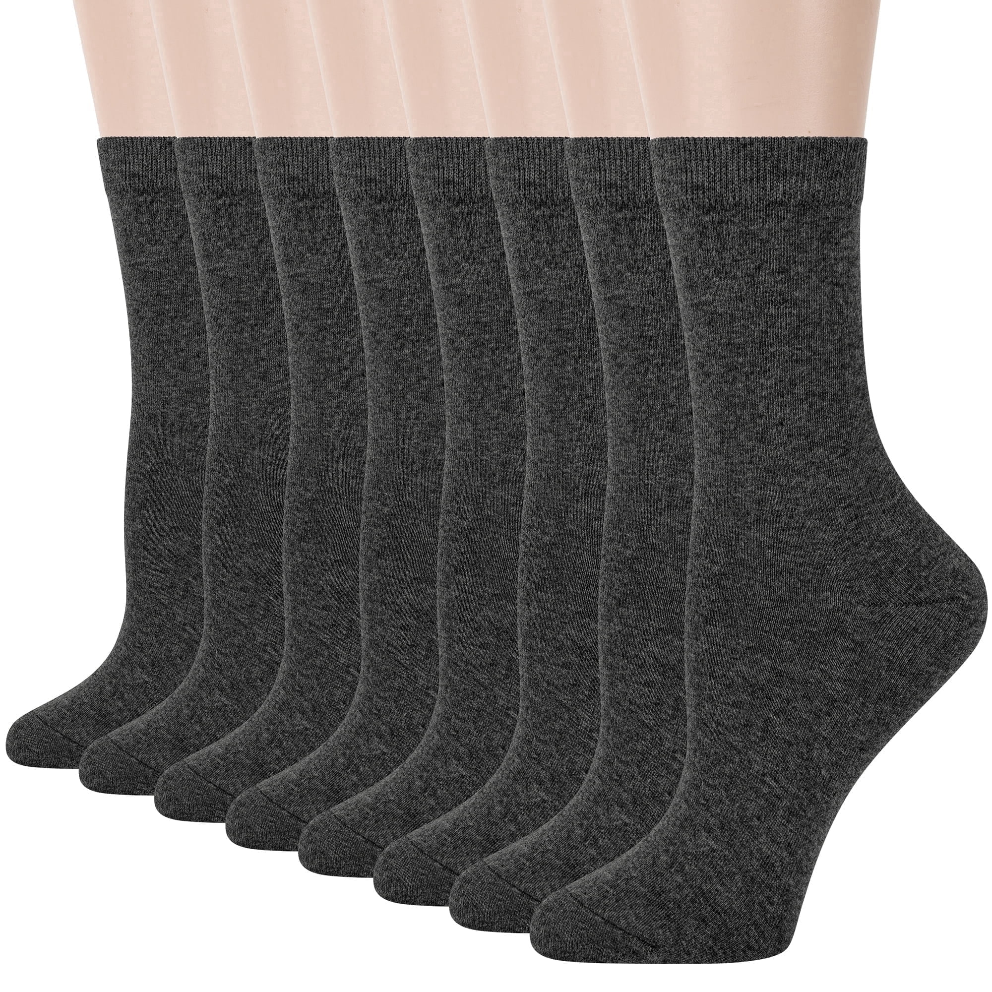 Loritta Women Crew Socks, Soft Cotton, Breathable, Elastic, Lightweight ...