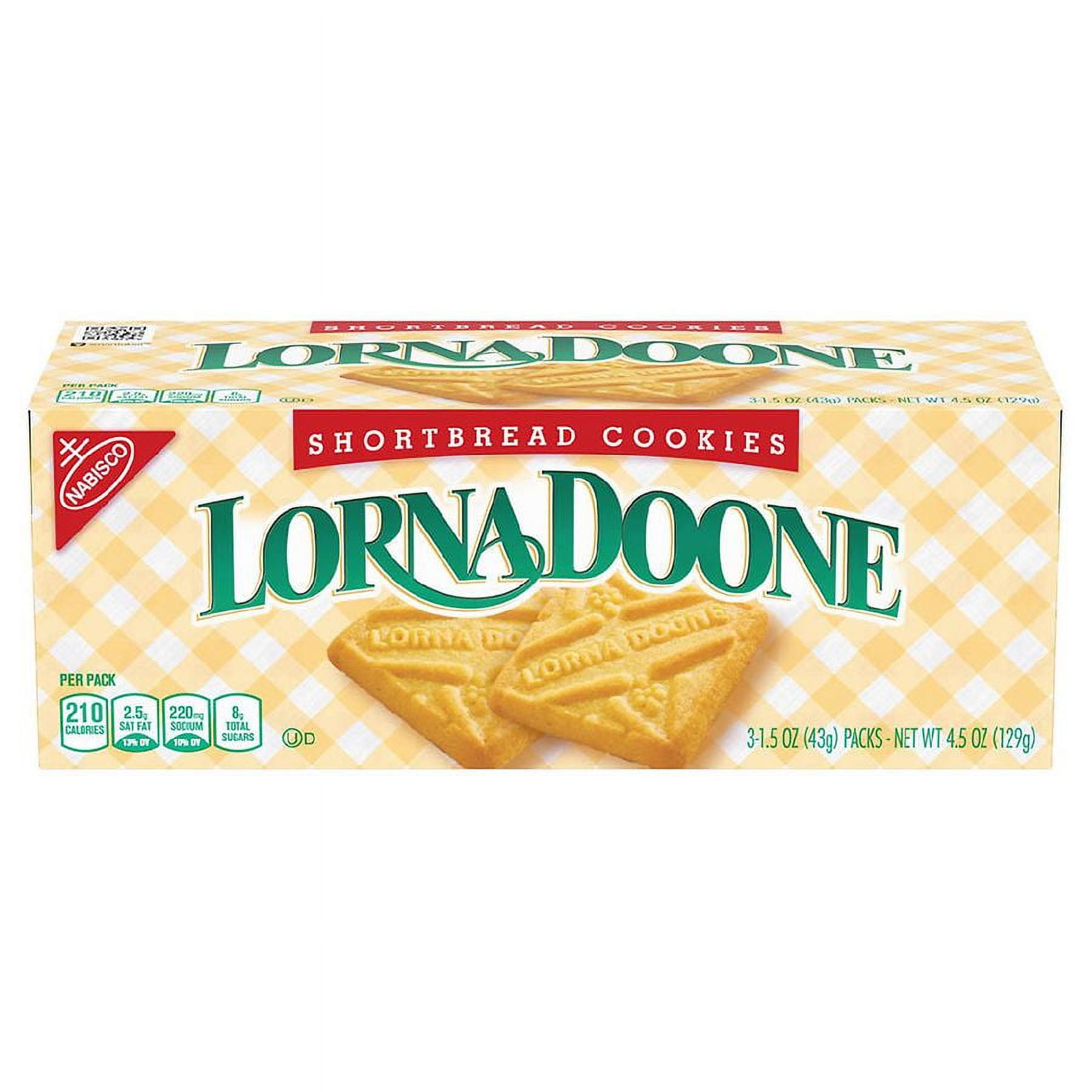 Lorna Doone Golden Shortbread Cookies, Traditional Buttery Flavor, 1.5 ...