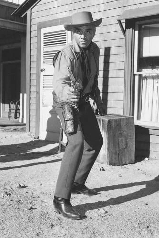 Lorne Greene Bonanza Gun Drawn 24x36 Poster - Walmart.com