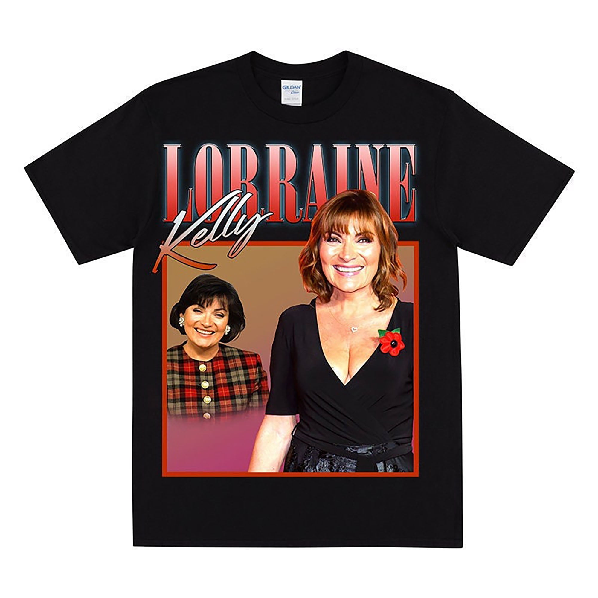Lorraine Kelly Homage Retro Unisex Classic 2D T-Shirt - Vintage Inspired By Scotland British Pop ...