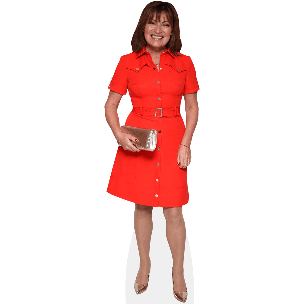 Lorraine Kelly (Red Dress) Mini Cardboard Cutout Standee - Walmart.com