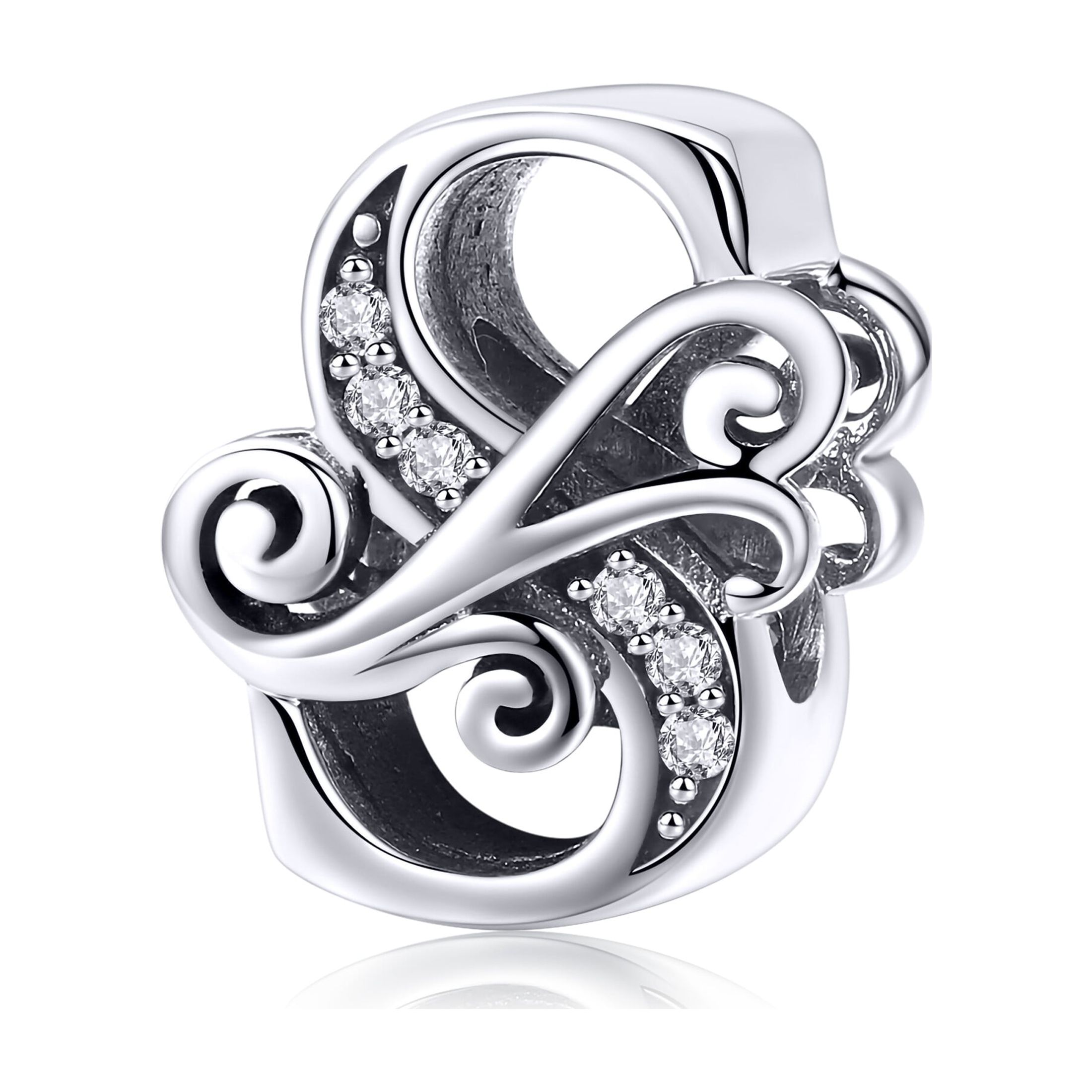 Pandora Letter O Petite Silver Petite Element - Walmart.com