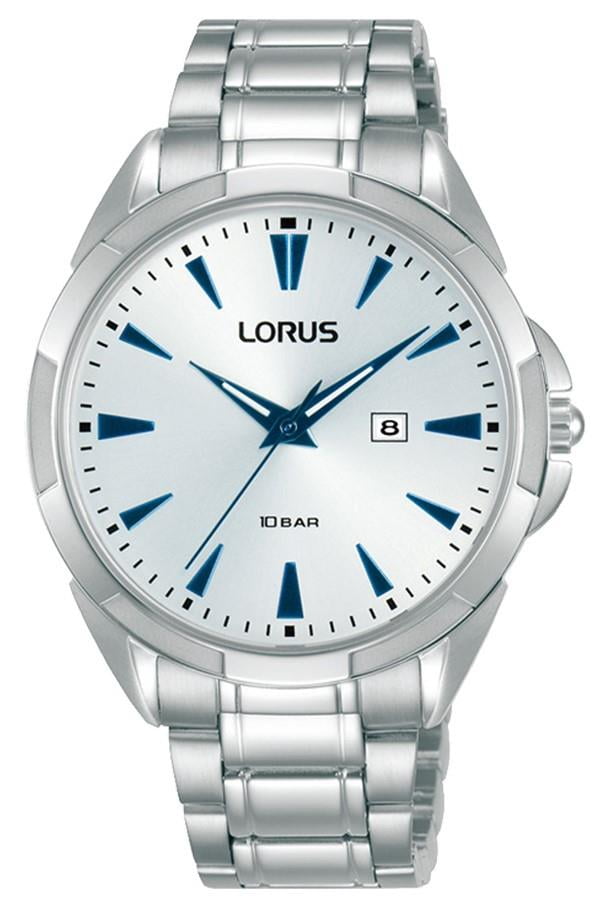Lorus Women's Analogue Watch with Date, Stainless Steel Band & White ...