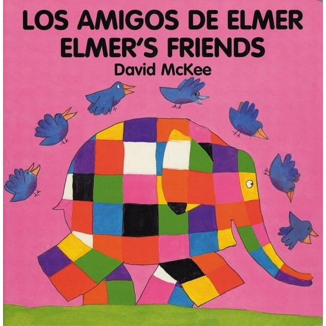 Los Amigos de Elmer/Elmer's Friends (Board Book) - Walmart.com