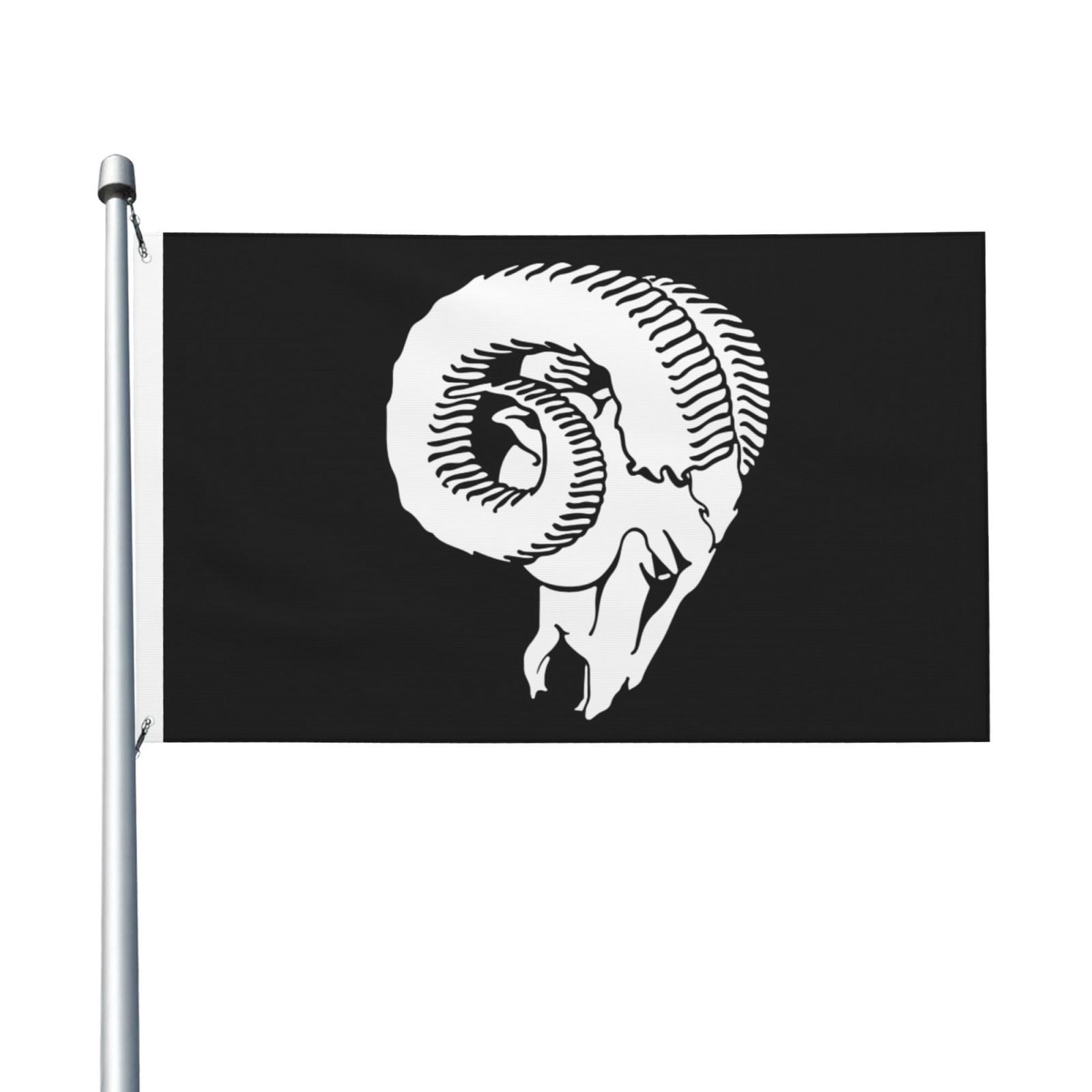 Los An_Geles R_Ams Flag 3x5 Ft Outdoor Garden Flag Double Sided Mirror ...