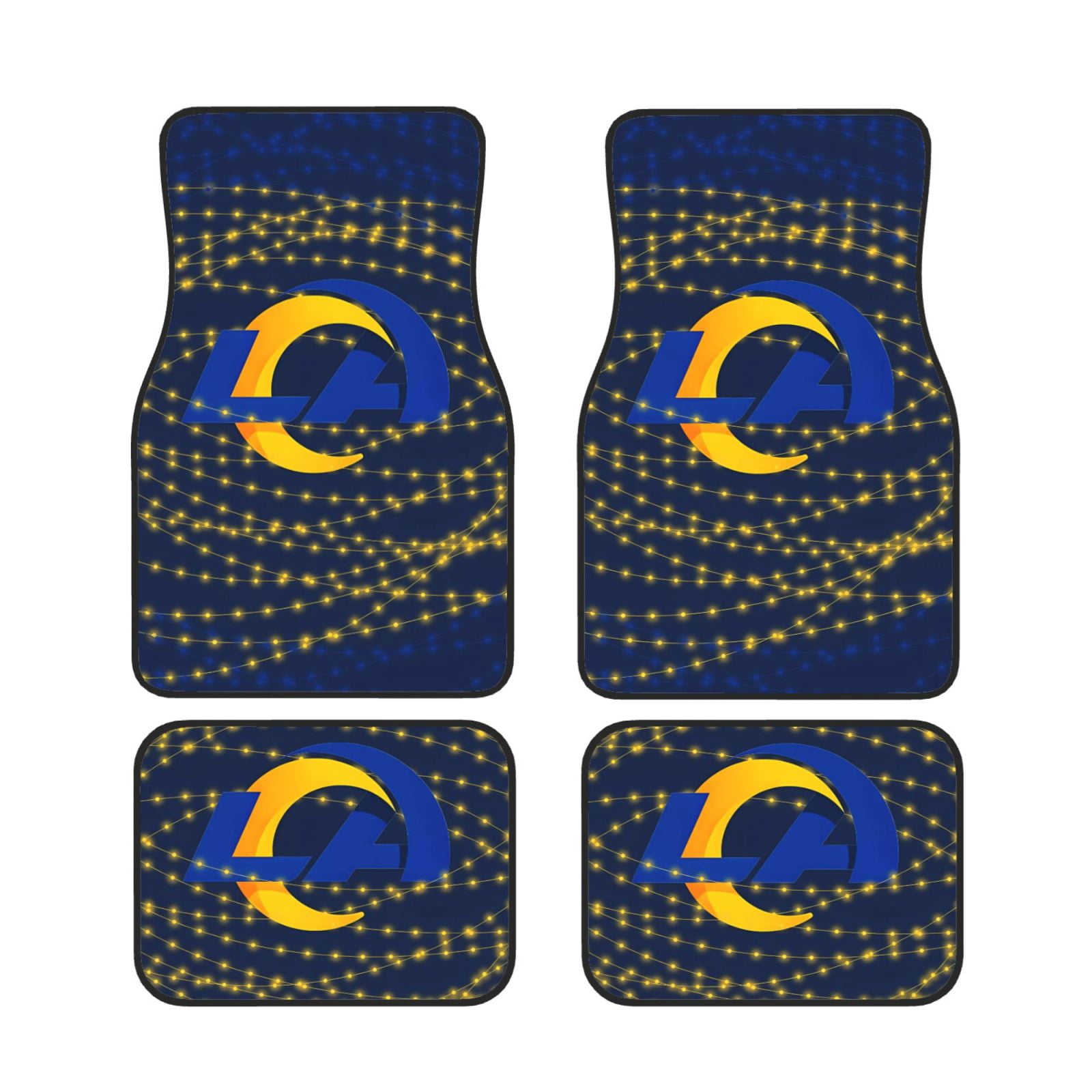 Los_Angeles 1 2025 Car Foot Mat set Of 4 Pieces | Non-Slip Waterproof ...