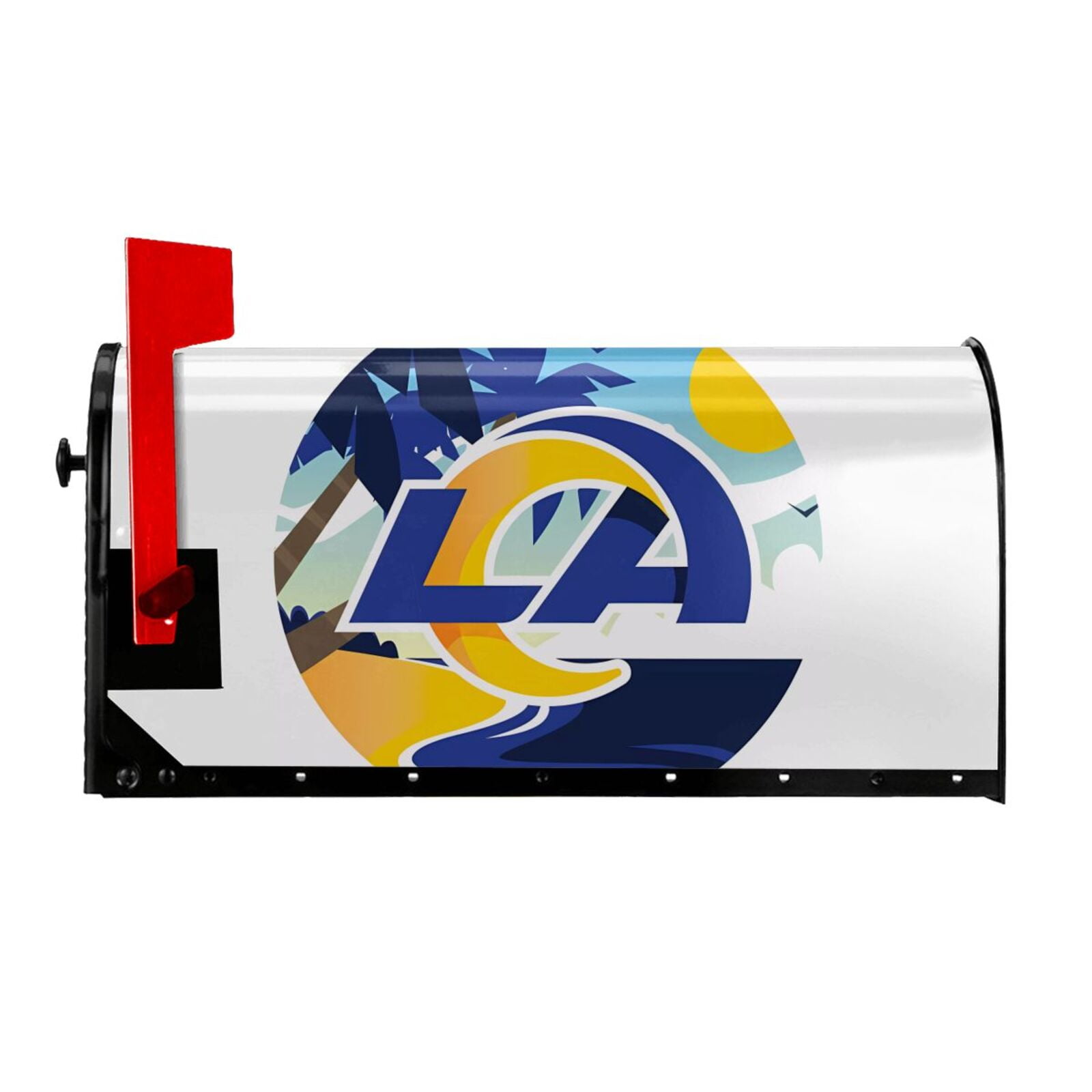 Los_Angeles 1 Waterproof Mailbox Cover – PVC Dual-Sided Envelope Sleeve ...