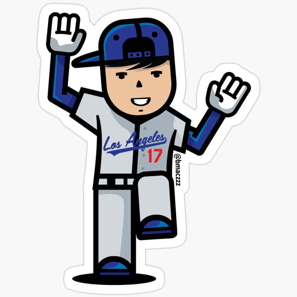 Los Angeles #17 Celebration Sticker Baseball Sticker, Football Sticker ...