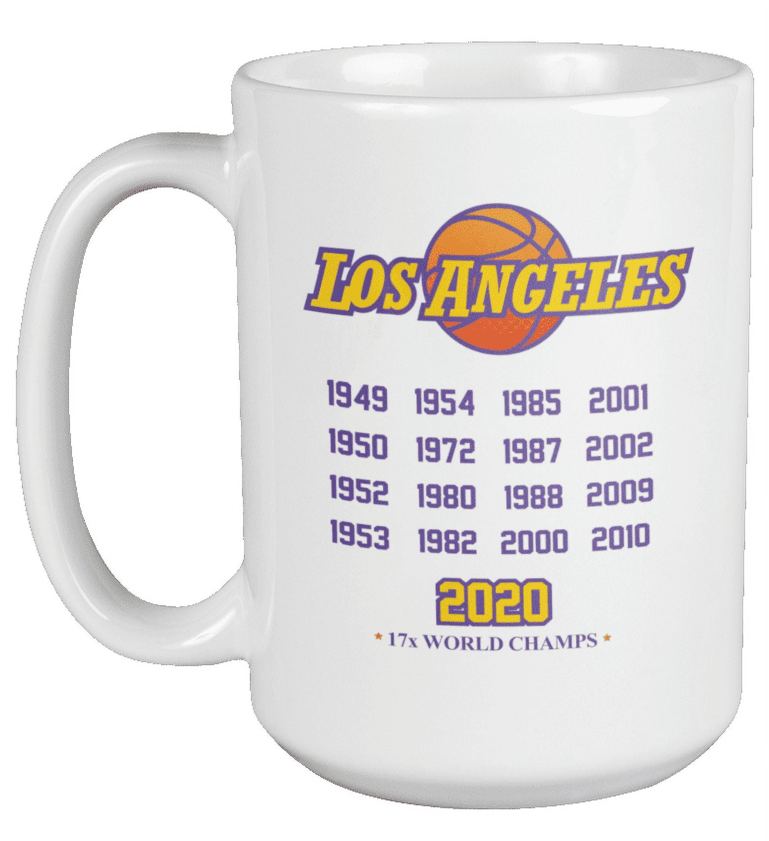 Los Angeles 2020 Champs, Cool Basketball Coffee & Tea Mug Cup or Stuff ...