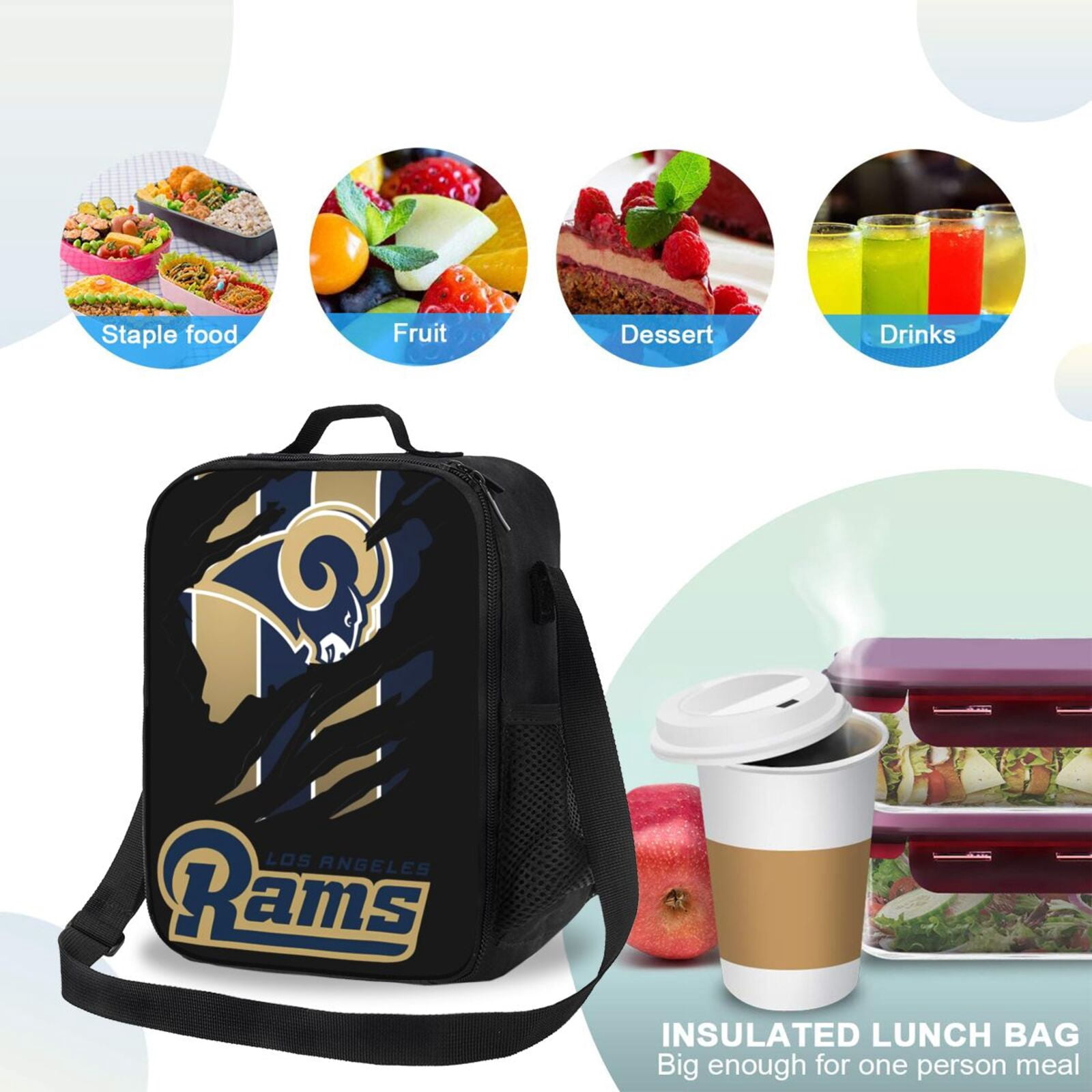 Los_Angeles 2026 Custom Lunch Box, Multifunctional Cooler Insulated ...