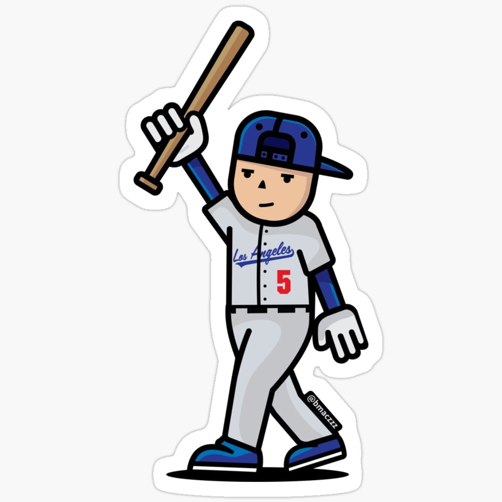 Los Angeles- #5 Walk-Off Sticker Baseball Sticker, Football Sticker ...