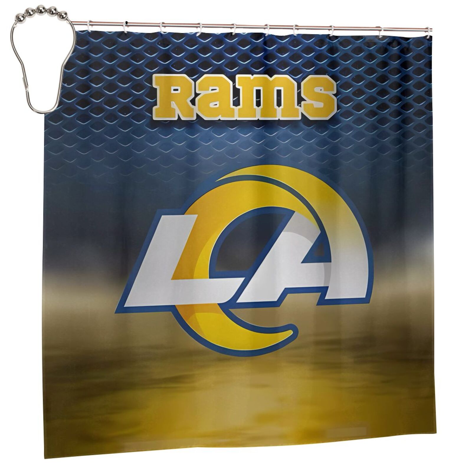 Los_Angeles America Football Team-Inspired Waterproof Shower Curtain ...