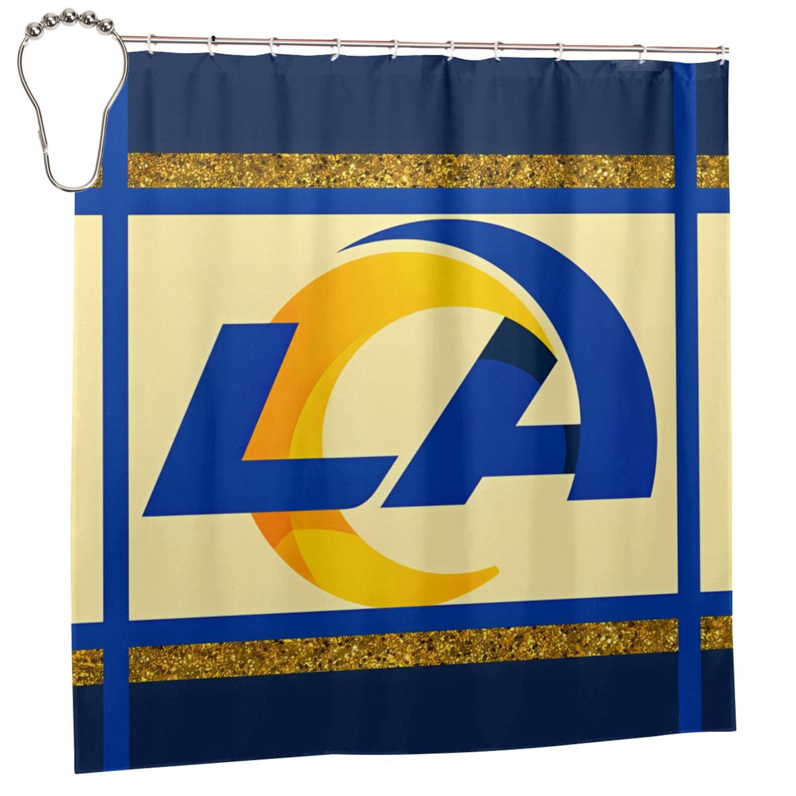Los_Angeles America Football Team-Inspired Waterproof Shower Curtain ...