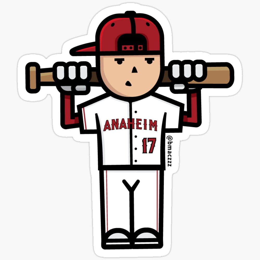 Los Angeles Of Anahiem #17 Sticker Baseball Sticker, Football Sticker ...