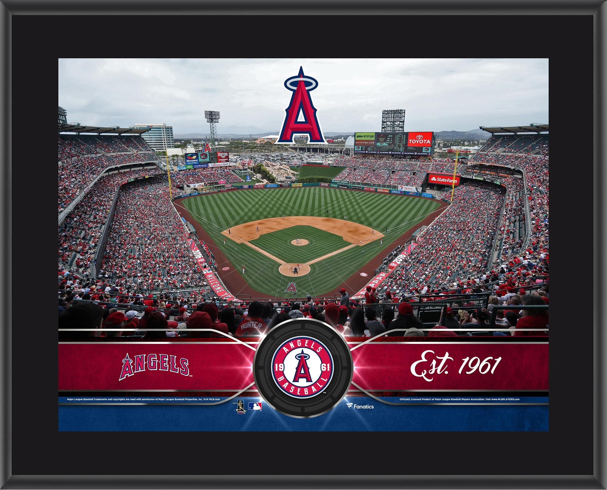 Los Angeles Angels 10" x 13" Sublimated Team Stadium Plaque - Walmart.com
