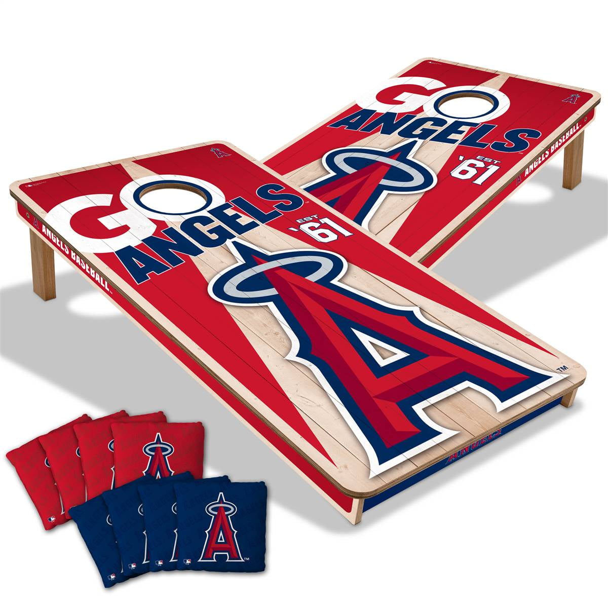 YouTheFan MLB Los Angeles Angels 2' x 4' Cornhole Game - Walmart.com