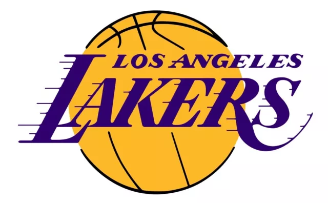 Los Angeles Basketball Retro Logo Sticker Baseball Sticker, Football ...