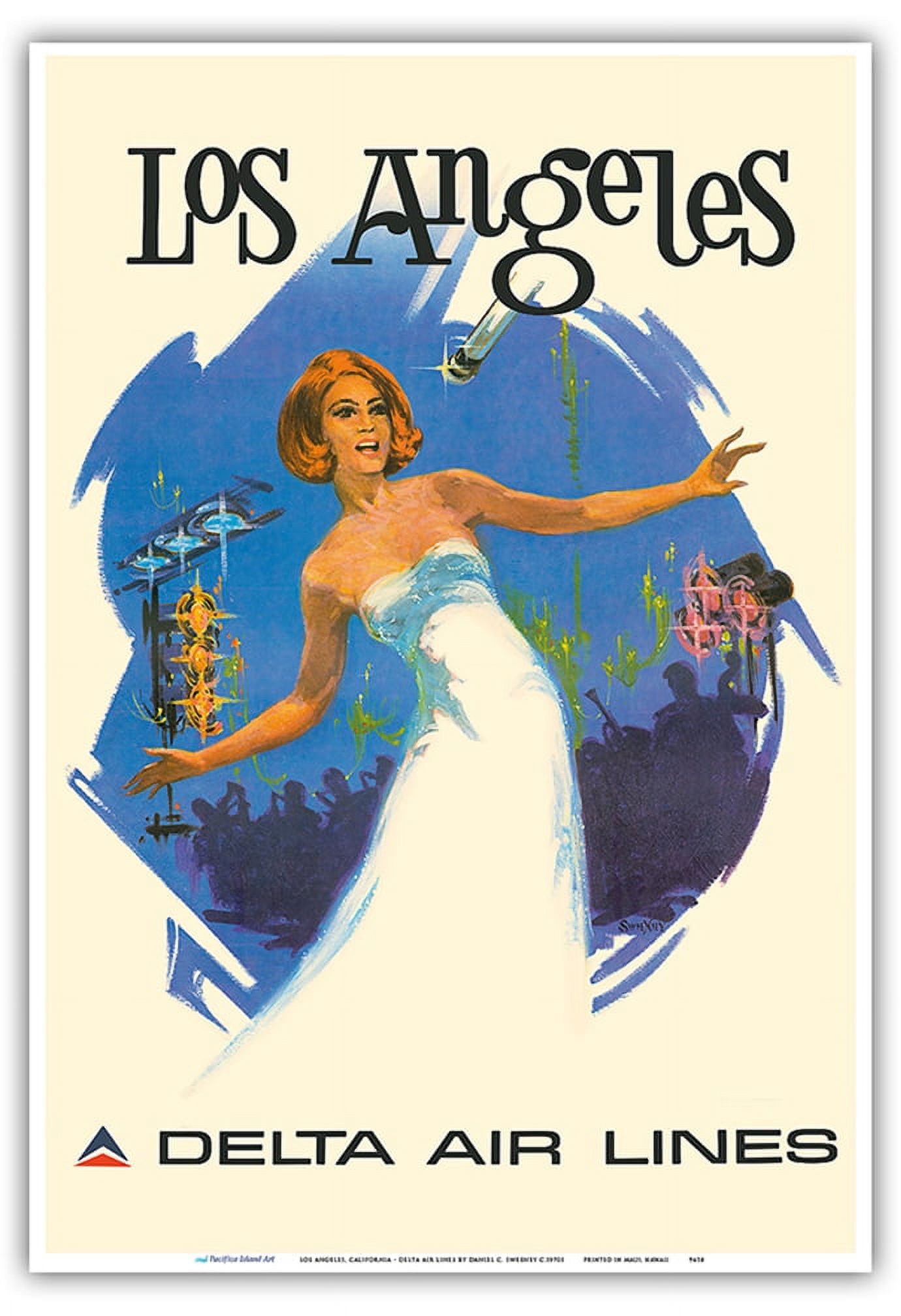 Los Angeles California - Delta Air Lines - Vintage Airline Travel ...