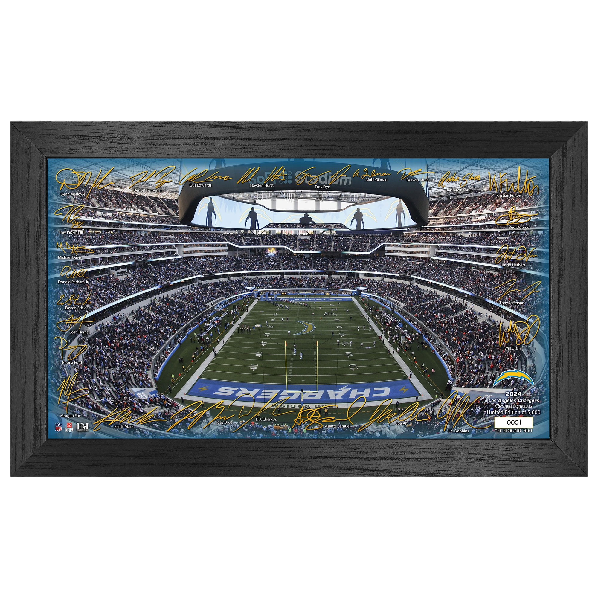 Los Angeles Chargers 2024 NFL Signature Gridiron Photo Print - Walmart.com