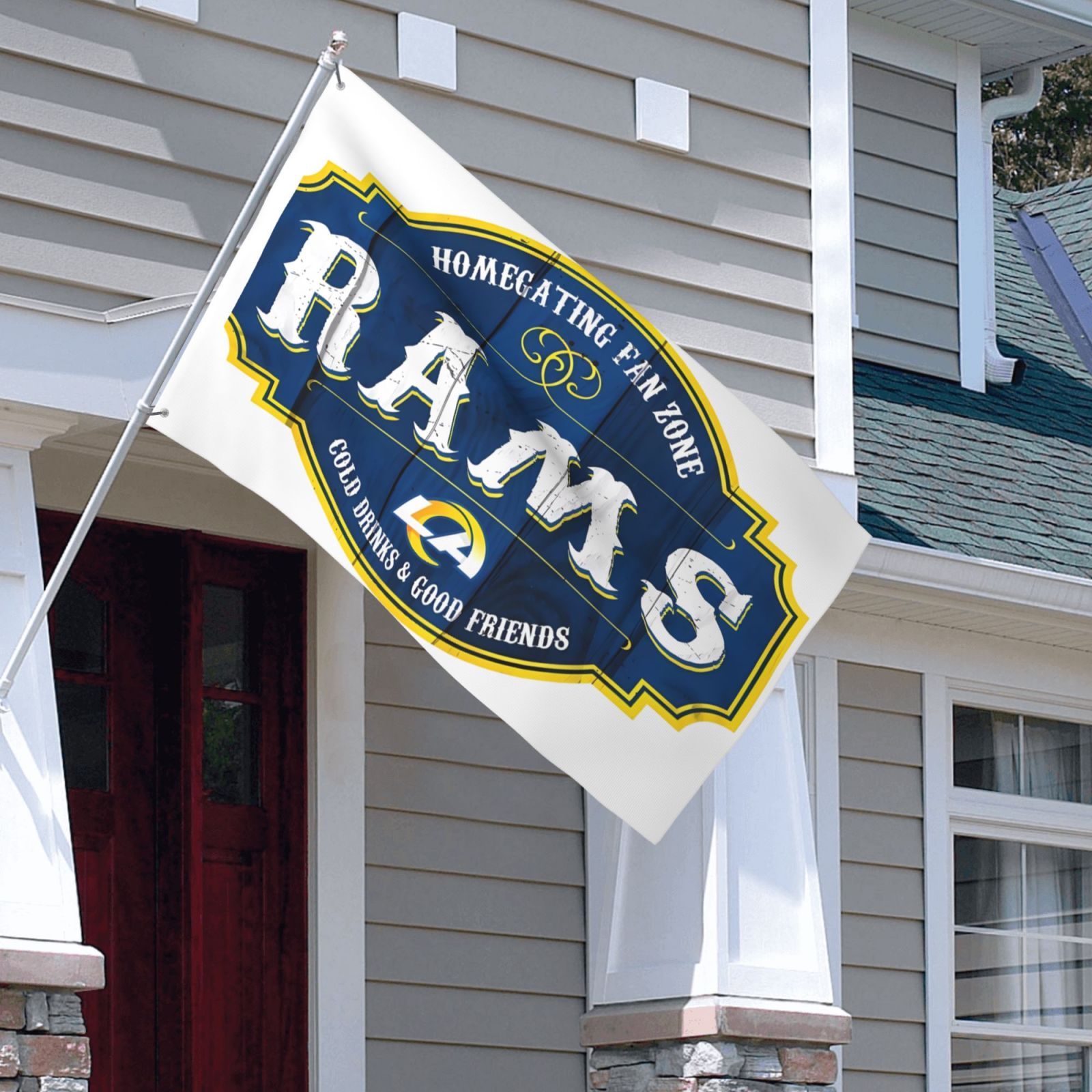 Los_Angeles City Football team flag double-sided 3x5ft flags patio ...