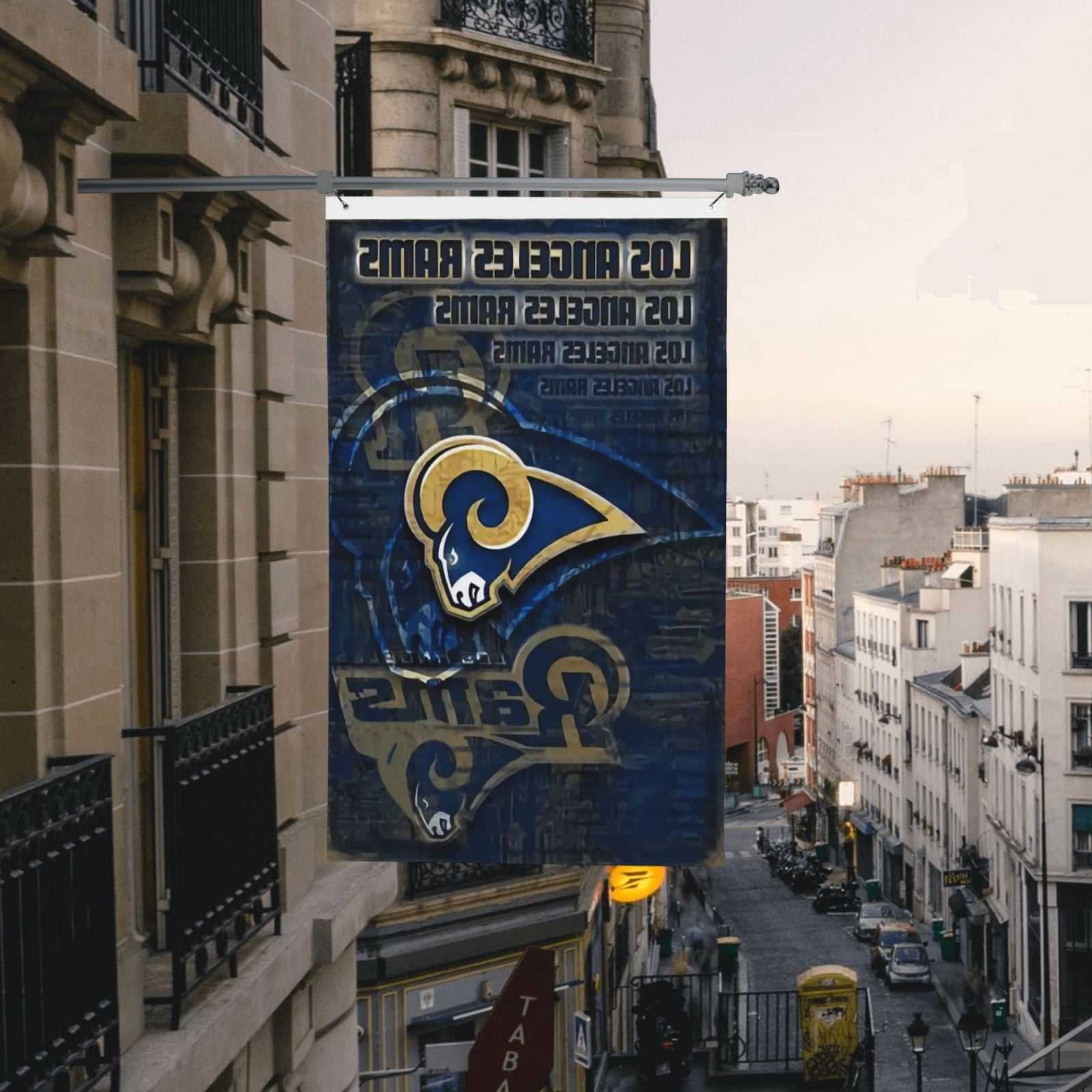 Los_Angeles Custom Vertical Double-Sided Flag 3x5 FT, American Football ...