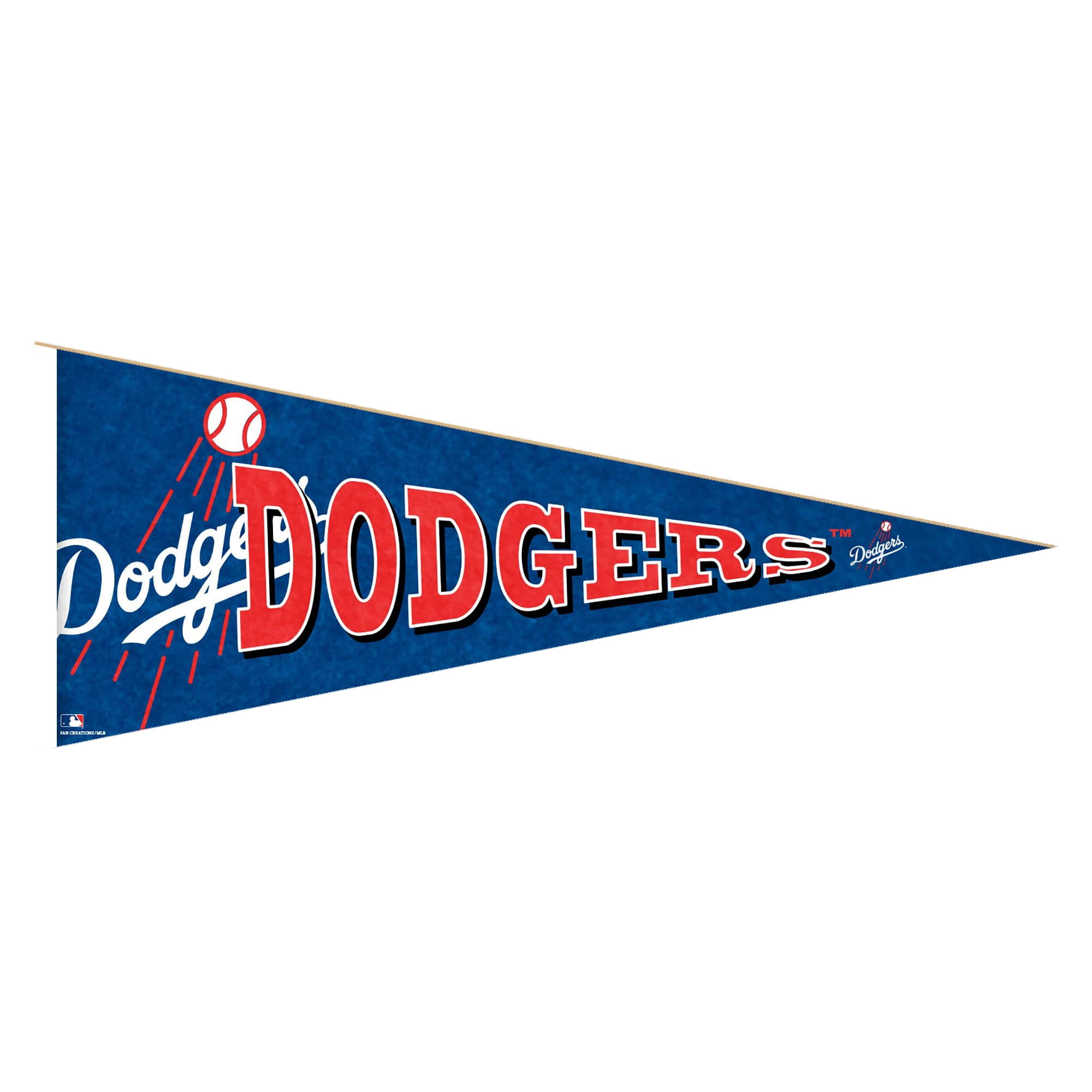 Los Angeles Dodgers 24'' Wood Pennant - Walmart.com