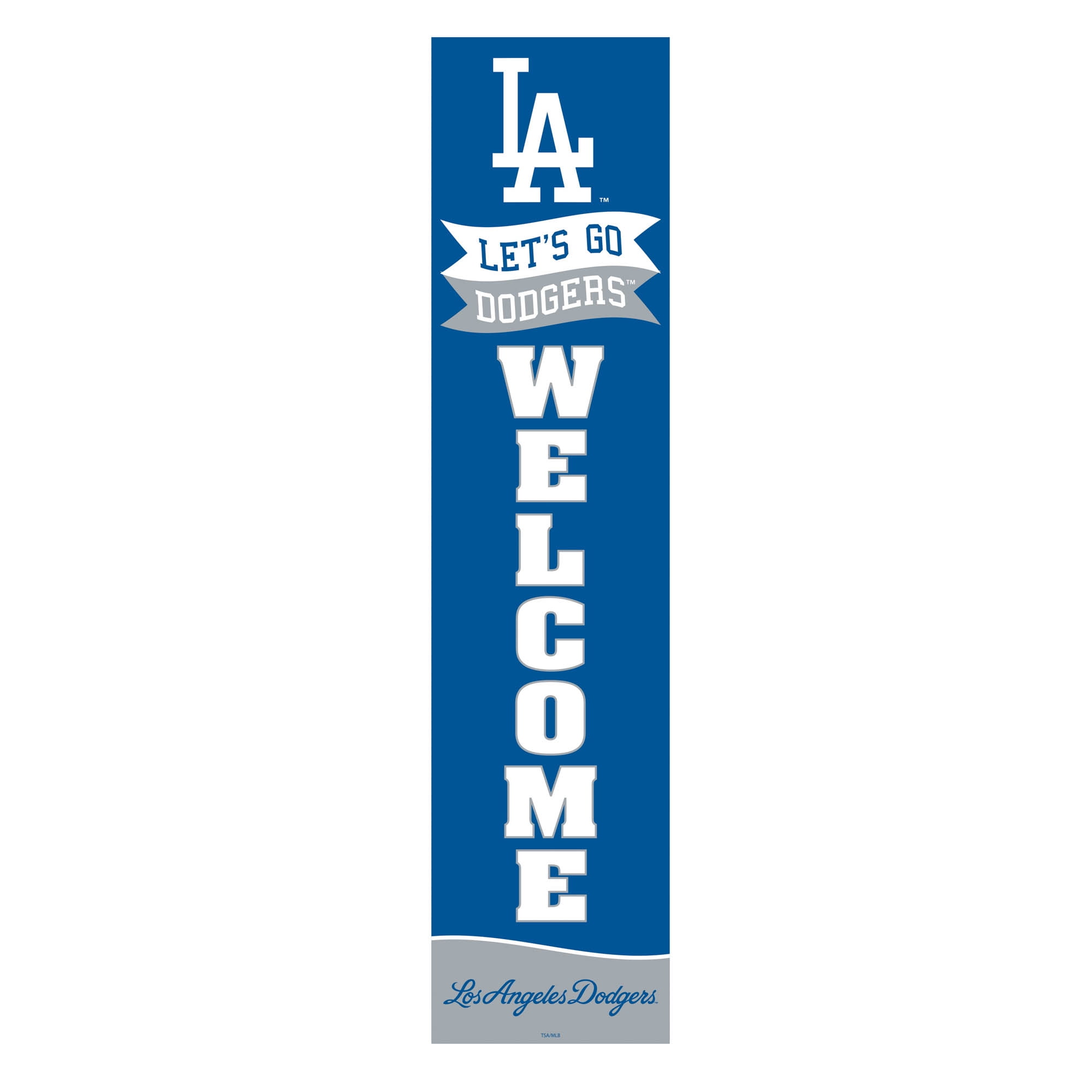 Los Angeles Dodgers 47" Fan Chant Porch Leaner Welcome Wall Sign ...