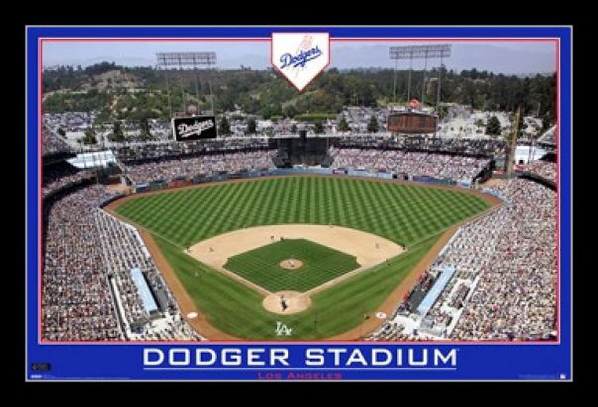 Los Angeles Dodgers - Dodger Stadium Laminated & Framed Poster Print ...