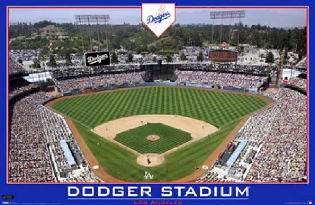 Los Angeles Dodgers - Dodger Stadium Laminated Poster Print (36 x 24 ...