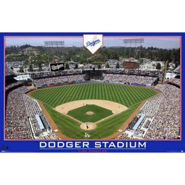 Los Angeles Dodgers - Dodger Stadium Poster Print (36 x 24) - Walmart.com