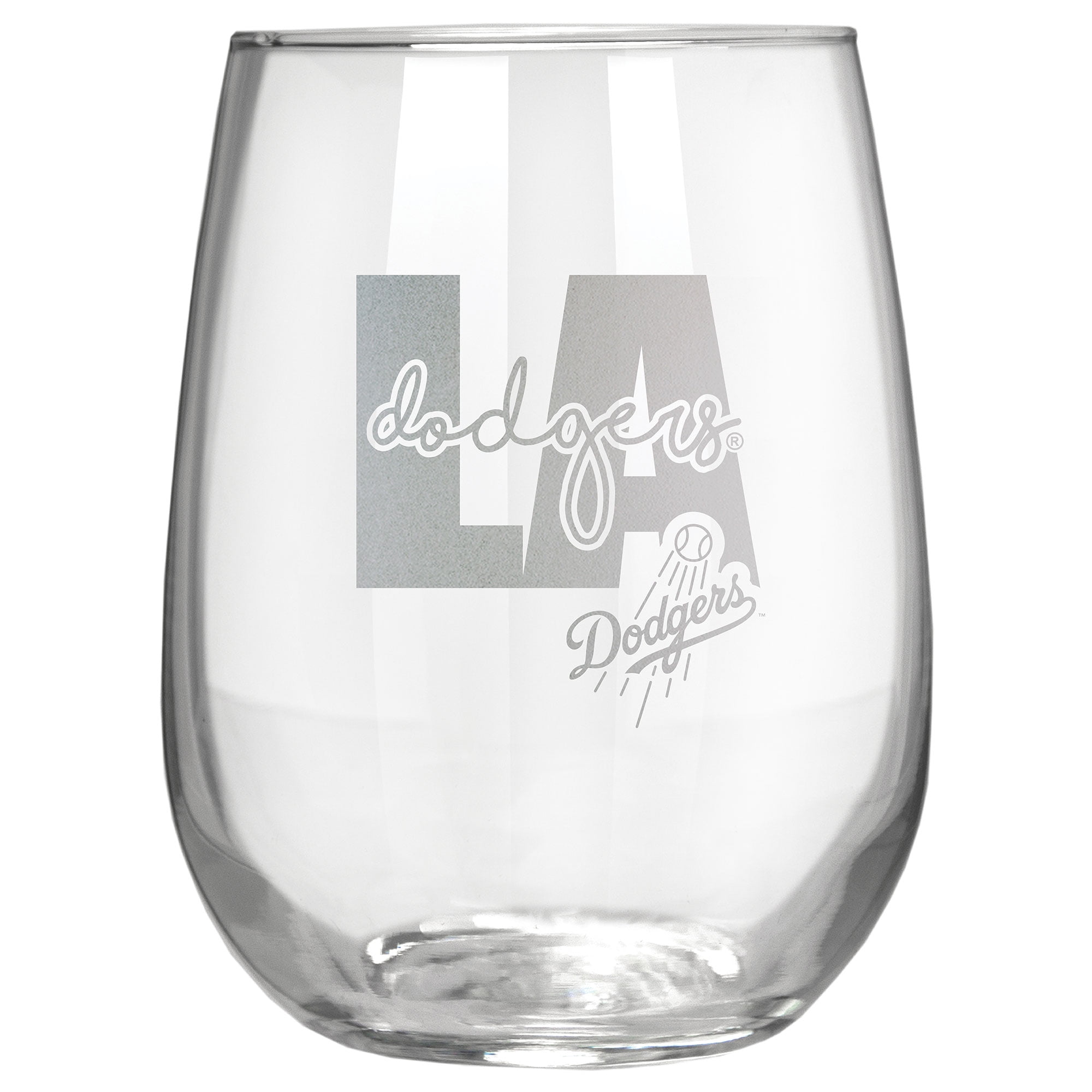 Los Angeles Dodgers Etched 17oz. City Stemless Wine Glass - Walmart.com