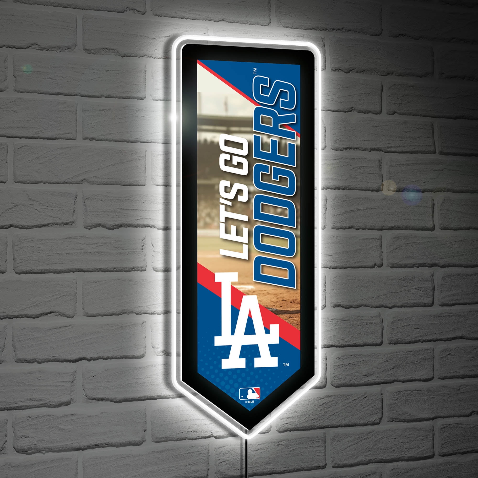 Los Angeles Dodgers LED Wall Pennant - Walmart.com