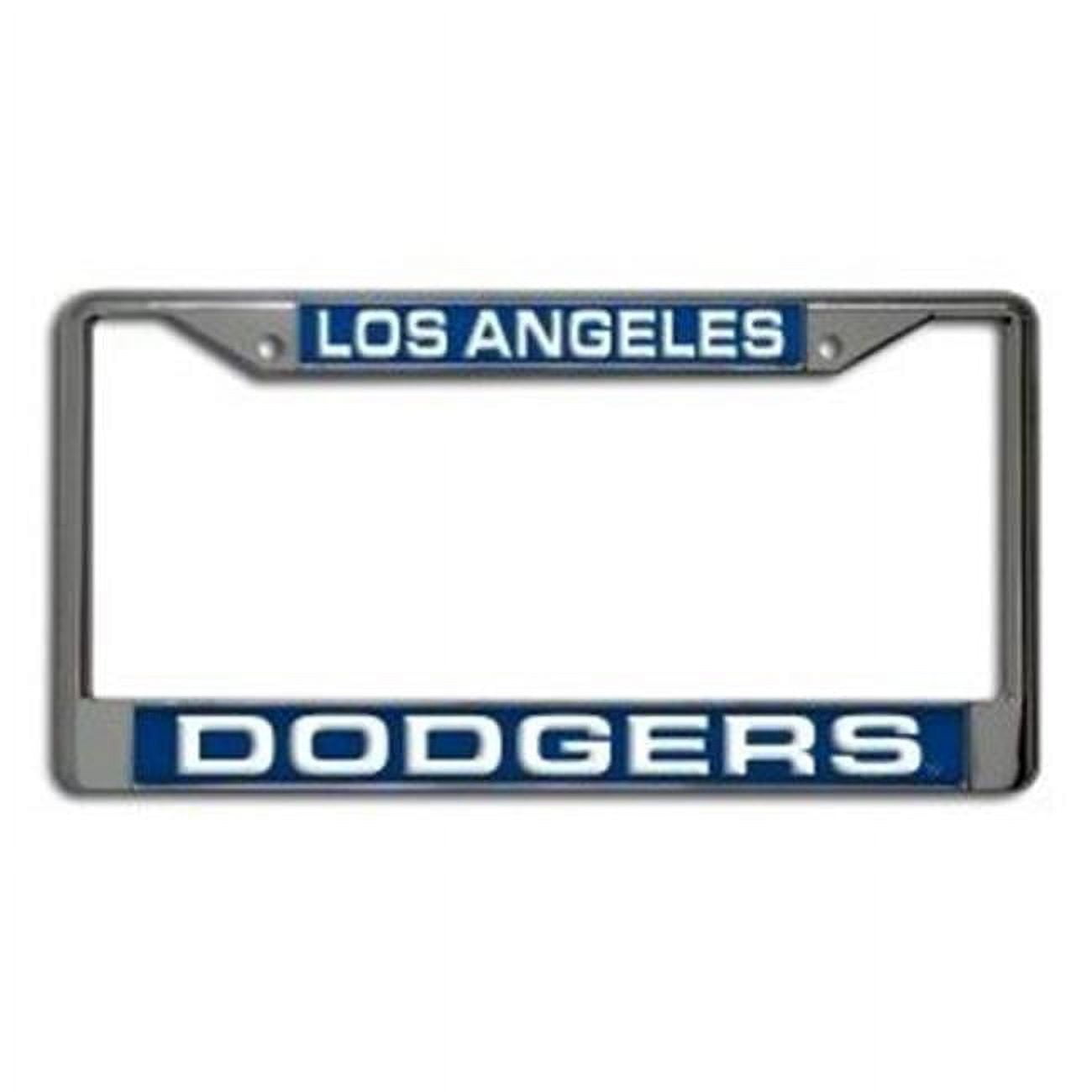 Los Angeles Dodgers License Plate Frame Laser Cut Chrome - Walmart.com
