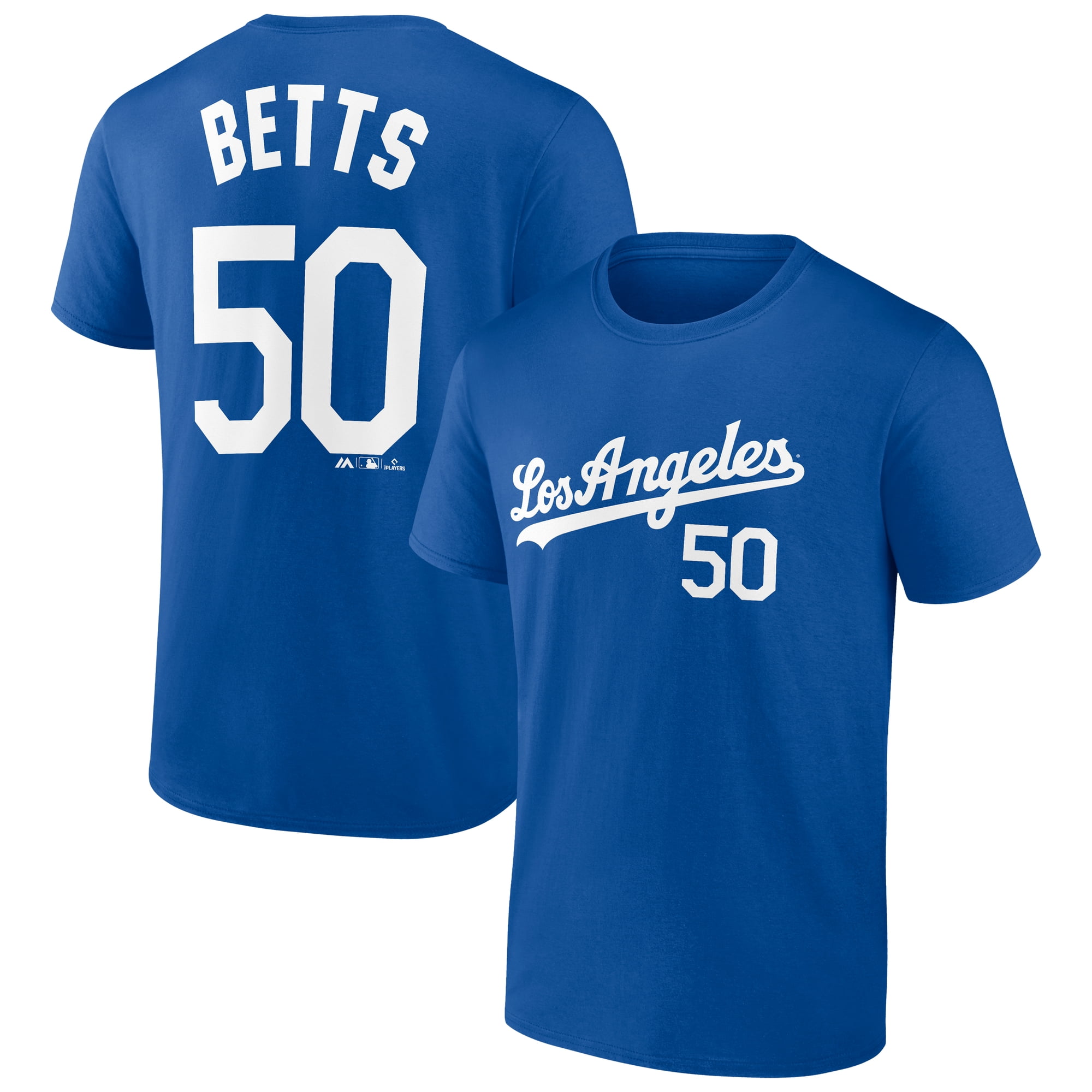 Los Angeles Dodgers M Betts - MLB Player Men's Short Sleeve Crew Neck T ...