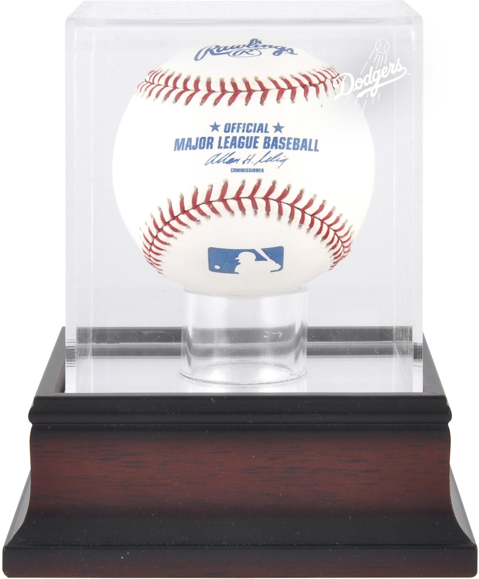 Los Angeles Dodgers Mahogany Baseball Logo Display Case - Walmart.com