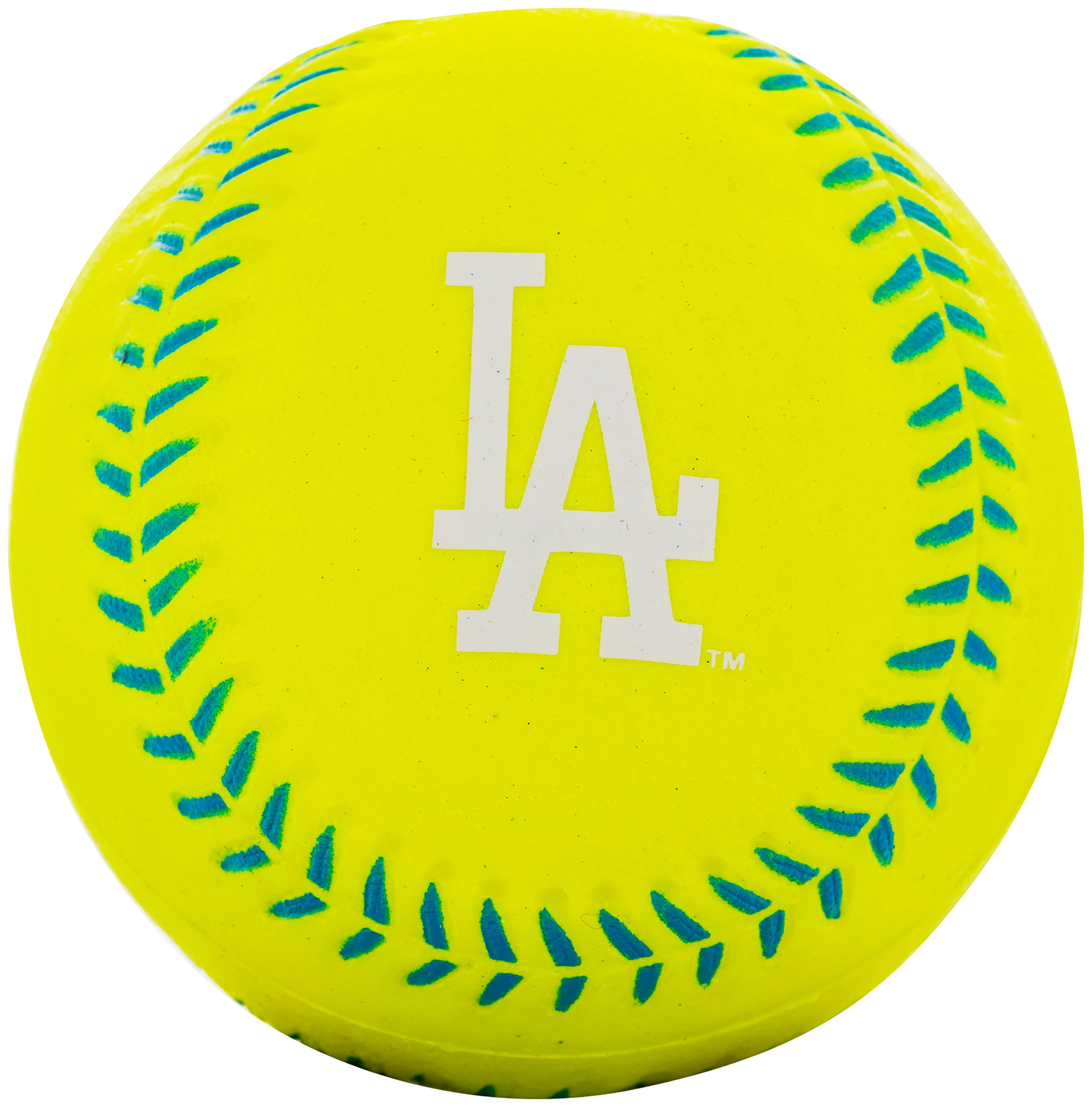 Los Angeles Dodgers Neon Rubber Teeball - Walmart.com